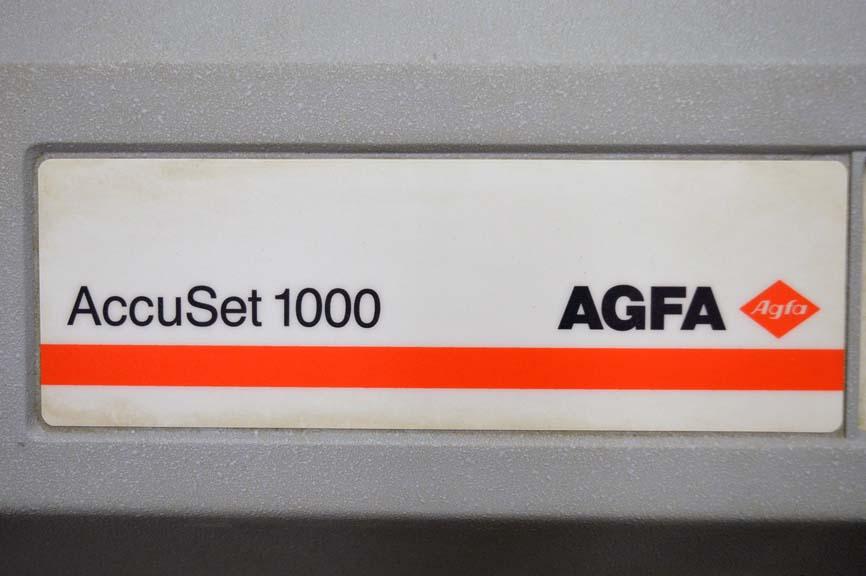 Lot #78: Agfa Accuset 1000 Plus Capstan Imagesetter w/ Apogee RIP ...